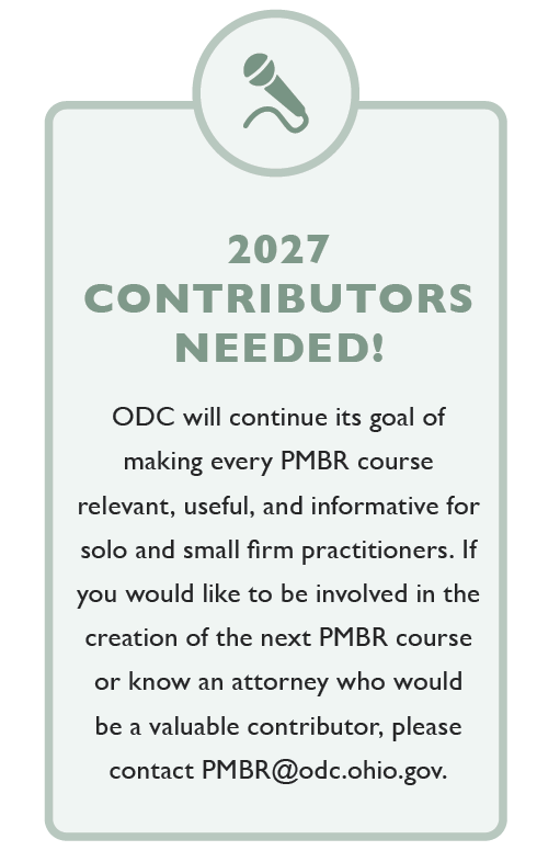 Ohio Introduces PMBR Course Requirement for Private Practice Attorneys ...